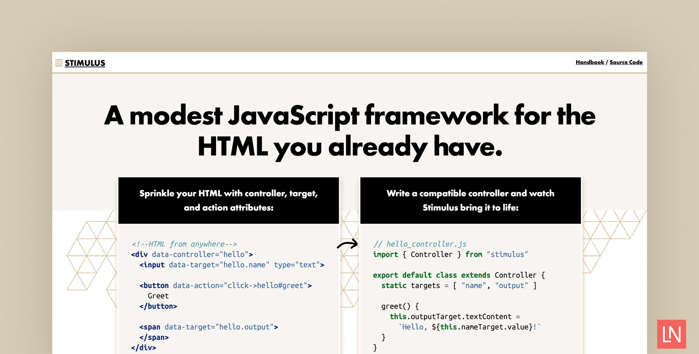 Stimulus A Modest Javascript Framework For The Html You Already Have